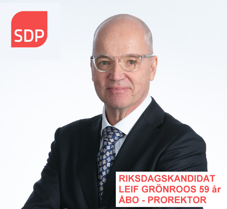 Leif Grönroos till riksdagen – Åbo svenska socialdemokrater r.f.